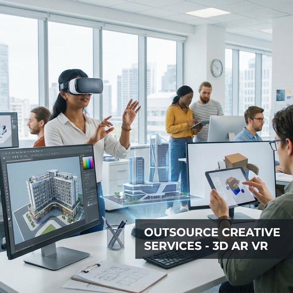 How AR & VR Modeling Relies on Outsourced 3D Services