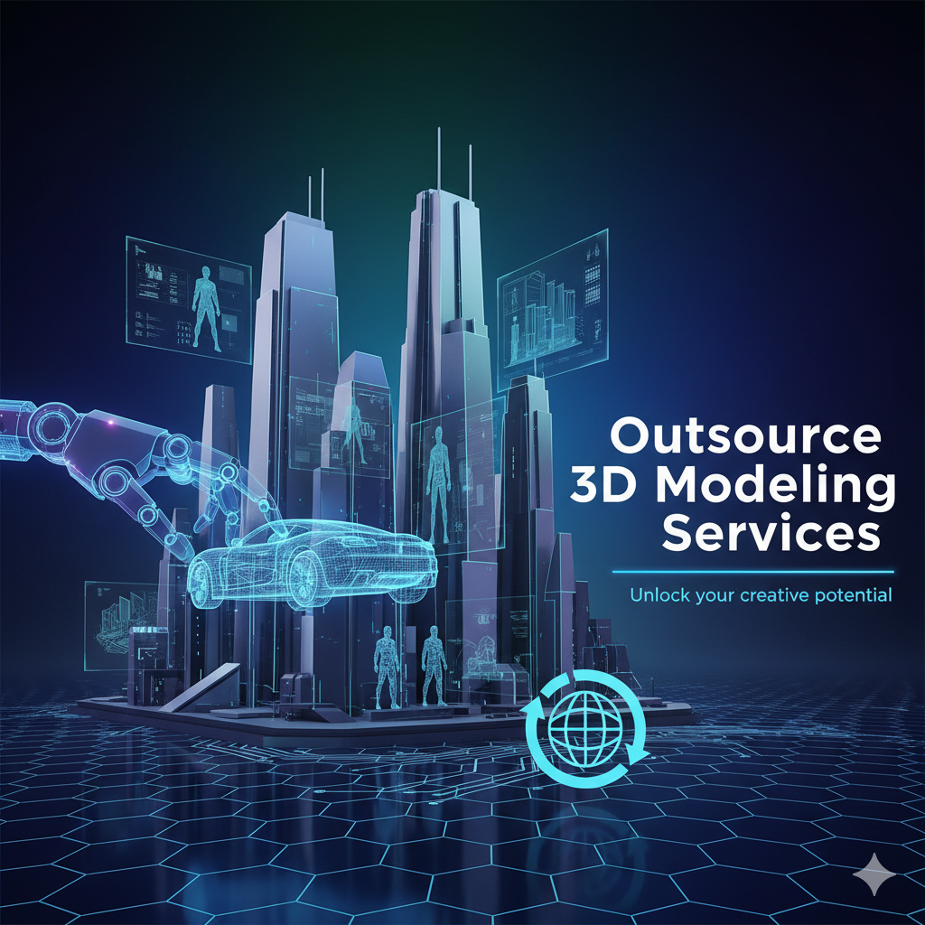 How AR & VR Modeling Relies on Outsourced 3D Services