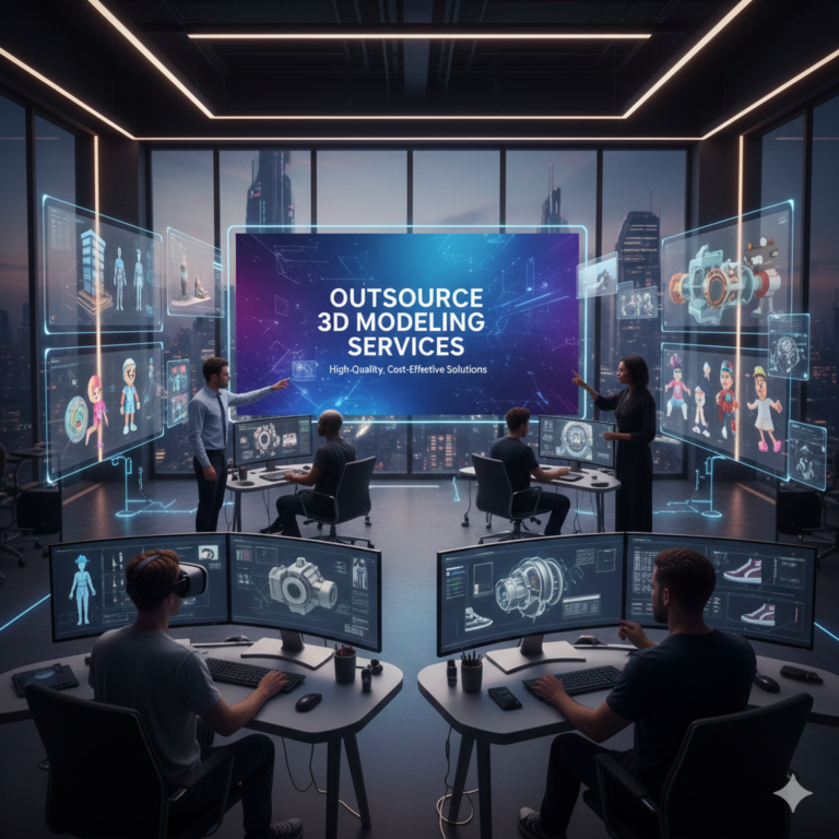 How Outsource 3D Modeling Services Bridge the Gap